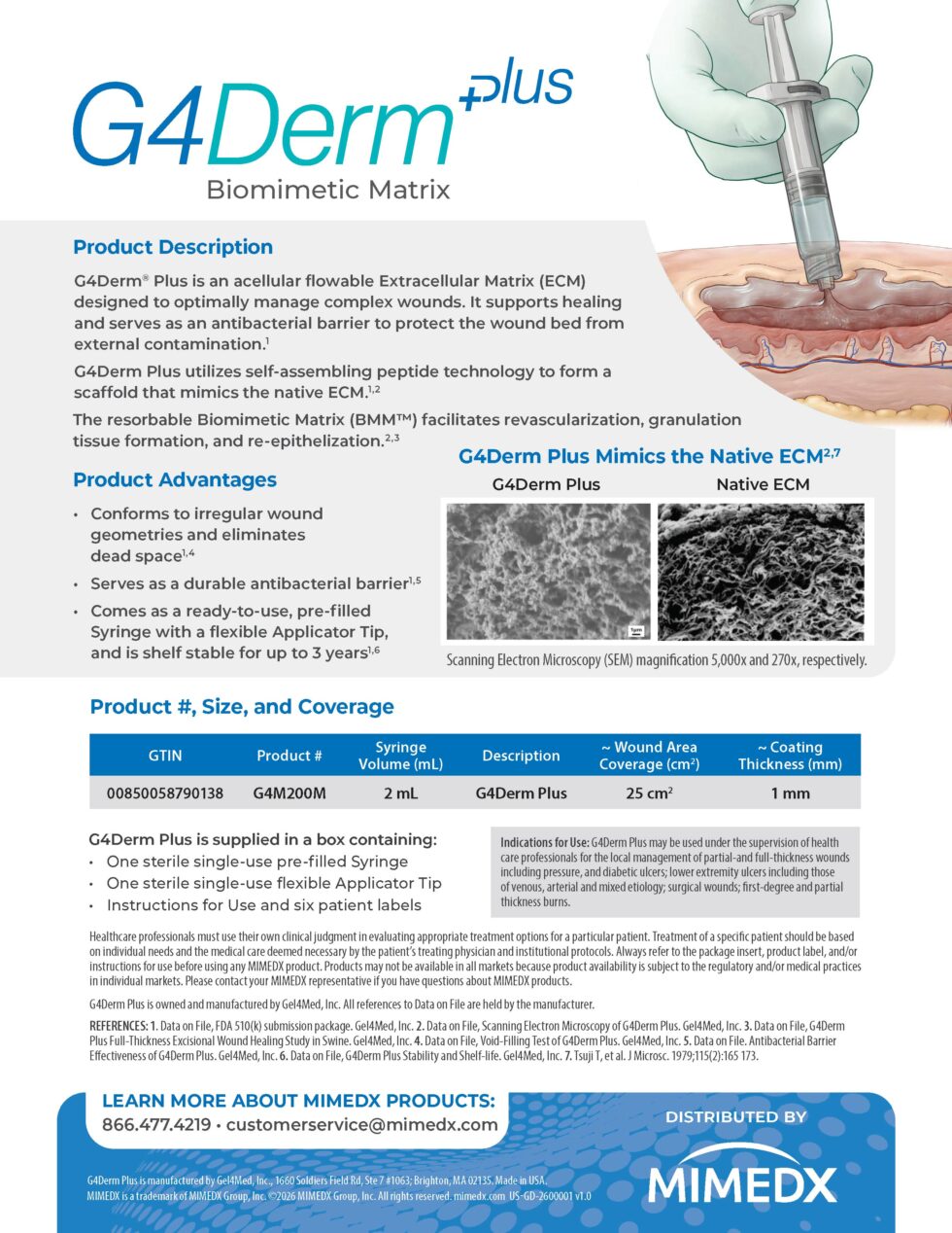 G4Derm Plus | MIMEDX